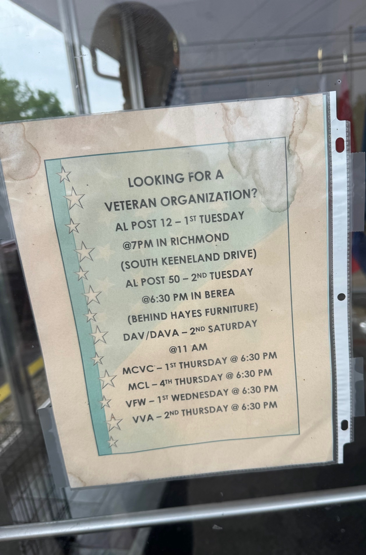 MCVC – Disabled American Veterans (DAV) | Chapter 55 | Madison County, KY